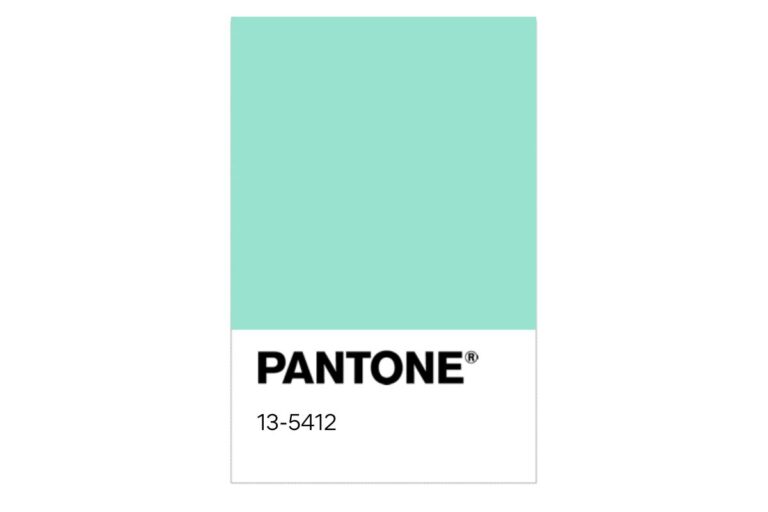 Tutte le tonalità del verde acqua: i nomi e i codici Pantone