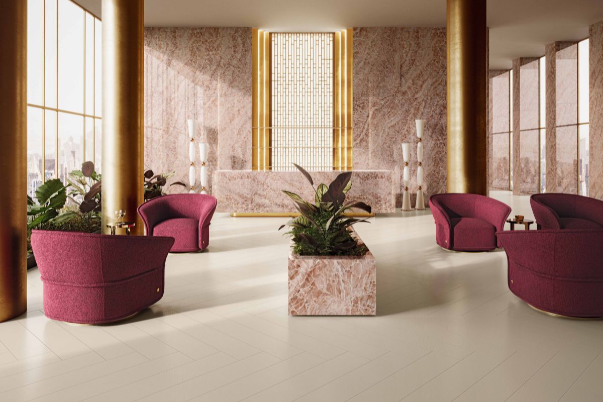 Coverings 2024: Versace Ceramics, lusso architettonico tra moda e design